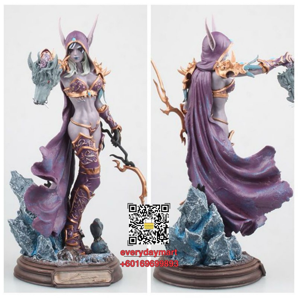 WORLD OF WARCRAFT🔥SYLVANAS WINDRUNNER 24cm🔥ACTION FIGURE TOYS STATUES💥 ...