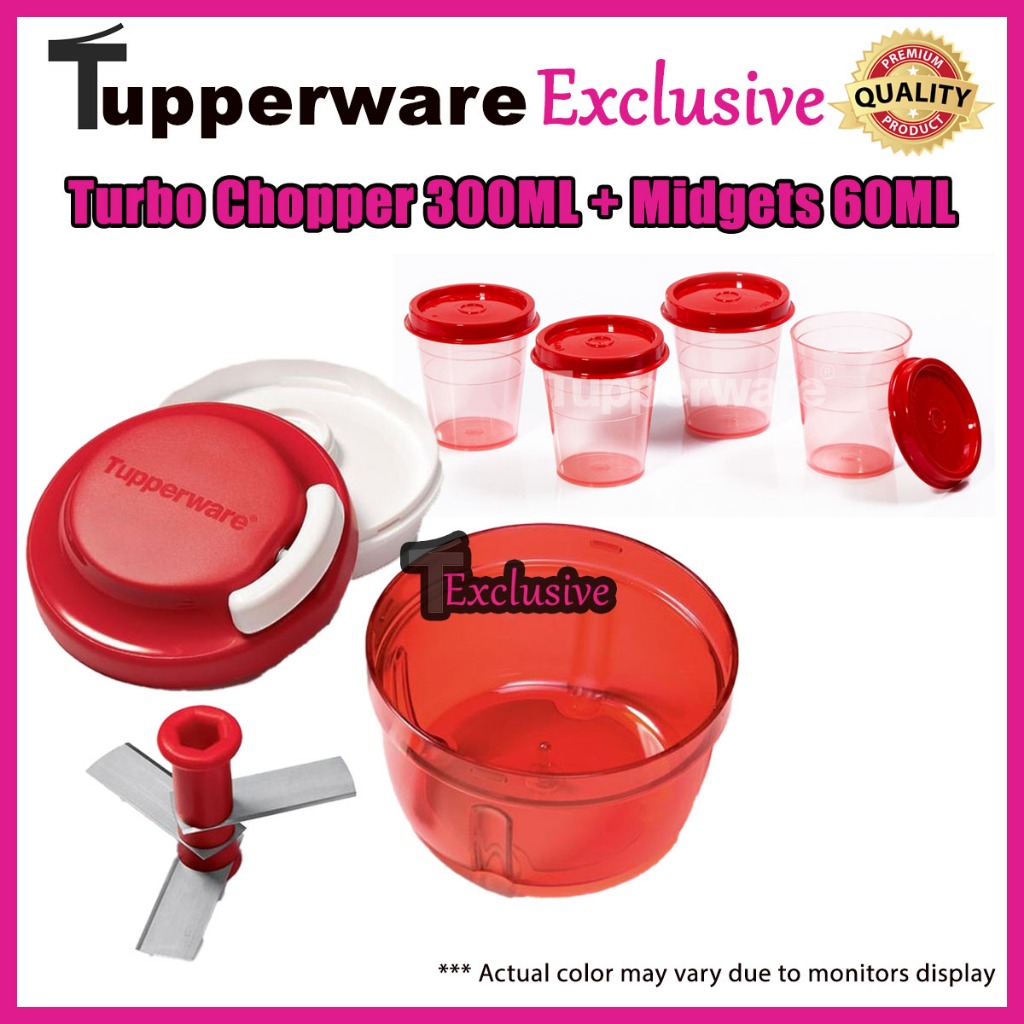 Tupperware Brands Turbo Chopper Food Chopper Hand Pull Chopper Garlic ...