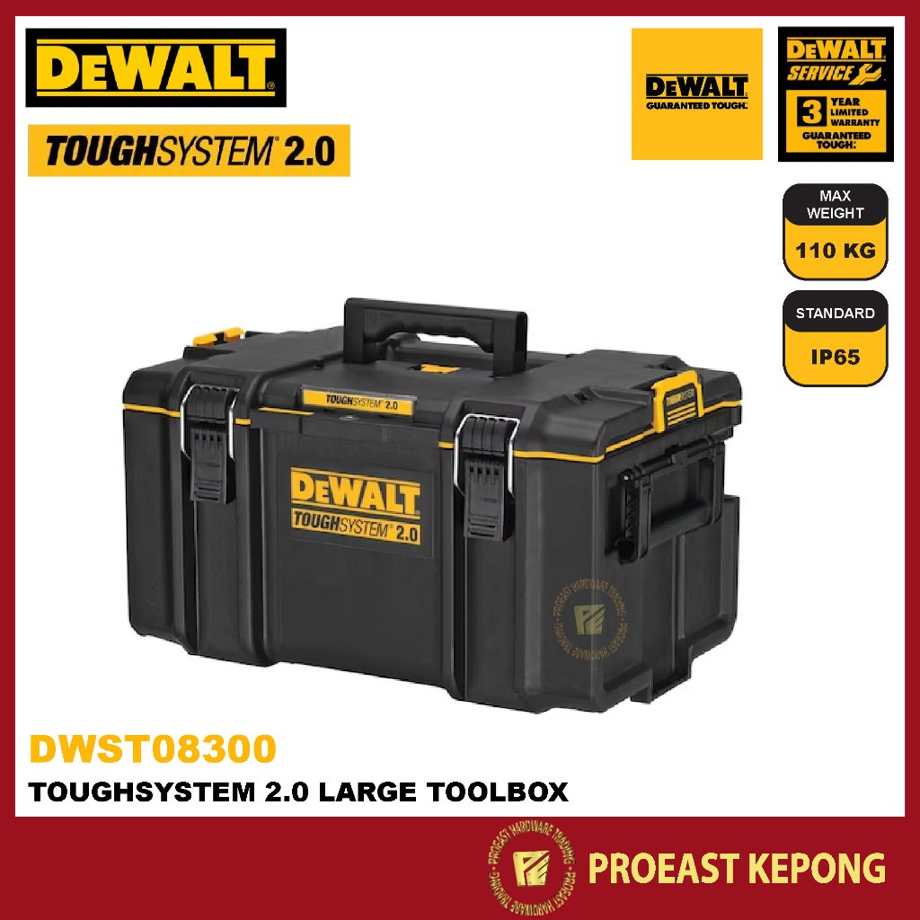 DEWALT DWST08300 Tough System 2.0 Large Toolbox / Packout | Shopee Malaysia