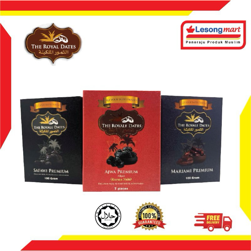 READY STOK NEW2026 The Royale Dates Ajwa Aliyah Premium Safawi Premium ...