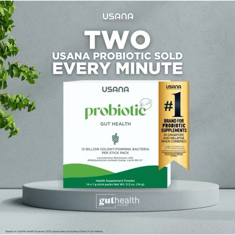 【100% ORIGINAL】USANA PROBIOTICS 益生菌- bloating/ stomachache/ diarrhea ...