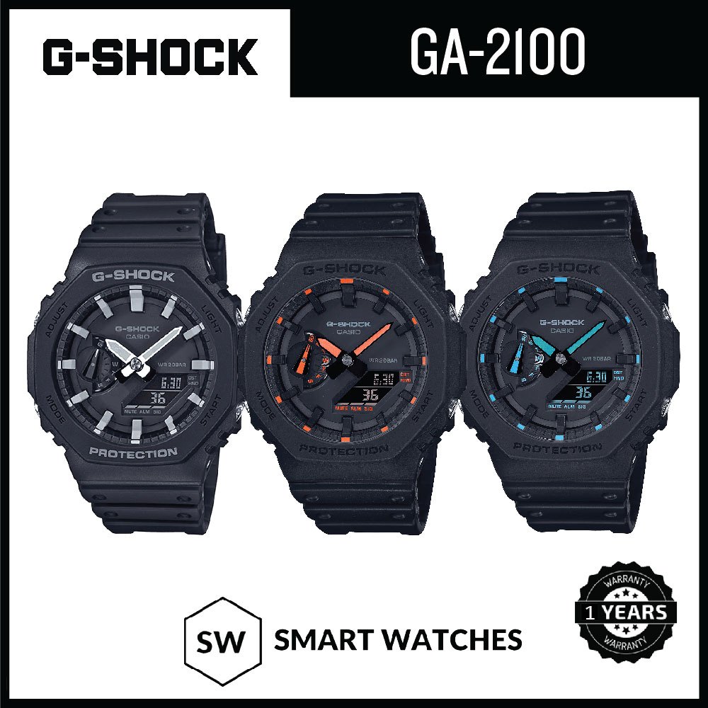 Casio G-Shock GA2100-1A/ GA2100-1A2/ GA2100-1A4/ GA2100/ GA-2100 Watch ...