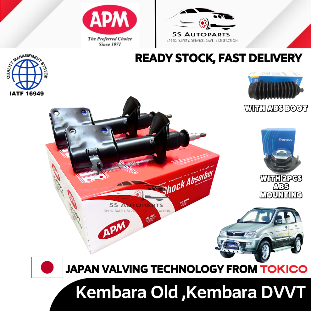 APM Kembara Old, DVVT Oil Front (Depan), Gas Rear (Belakang) Shock ...