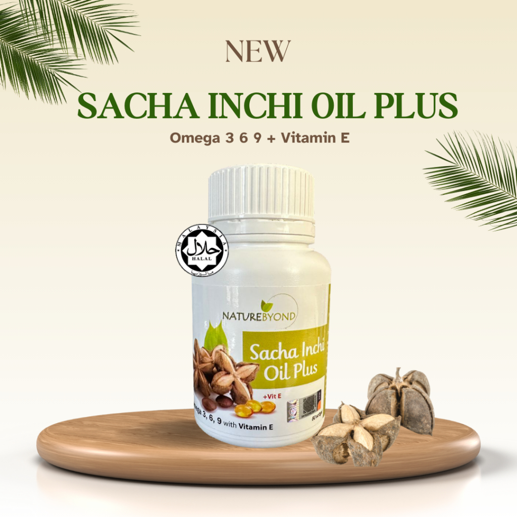 Omega 3 Sacha Inchi Oil Organik KKM Lulus New Formula Omega 3 6 9 Vit E ...