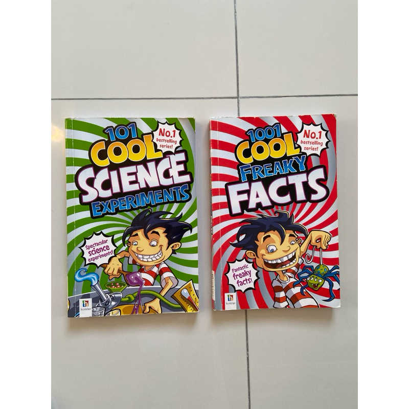 101 Cool Science Experiments & 1001 Cool Freaky Facts #hinkler | Shopee ...
