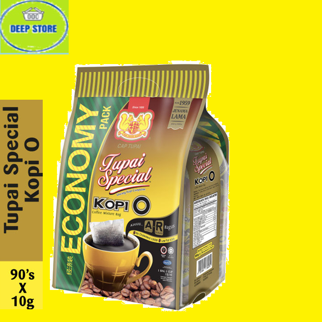 CAP TUPAI Melaka Special Kopi O Bag Arabica + Robusta (90's x 10g ...