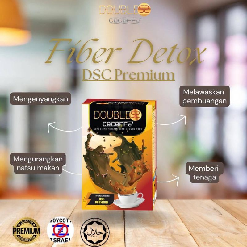 💥1 Sachet (30g) COFFE DSC PREMIUM 💥 FIBER DETOX☑️Kopi Kurus Viral ...
