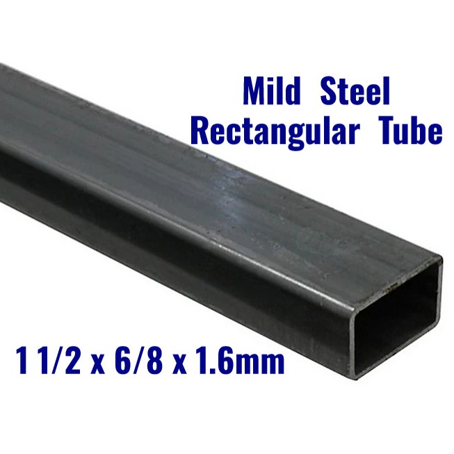 Mild Steel Rectangular Tube ( Besi Hollow )1 1/2" x 6/8" x 1.6mm ...