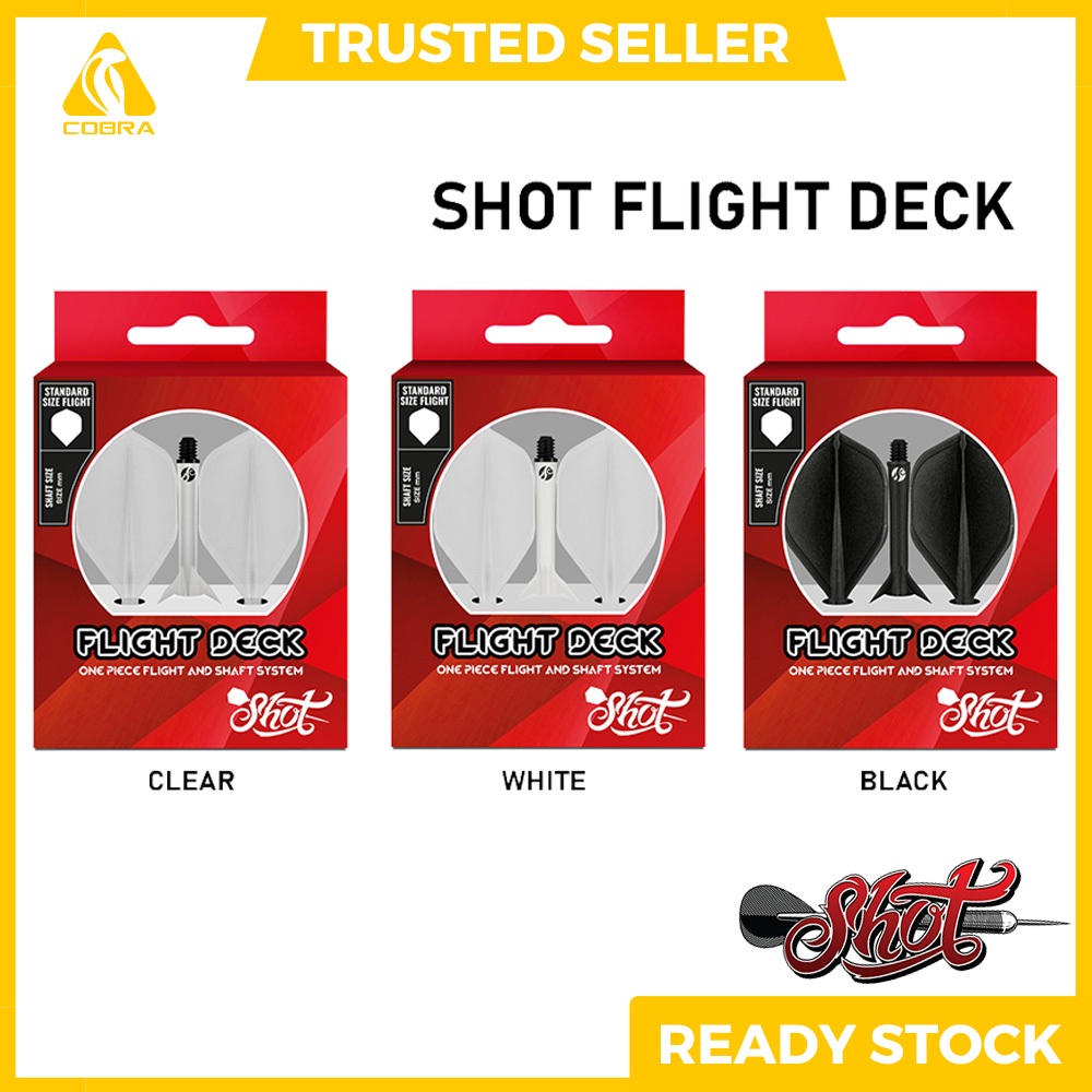 Shot Flight Deck - One piece Shaft and FlighT (Set of 3) | Shopee Malaysia