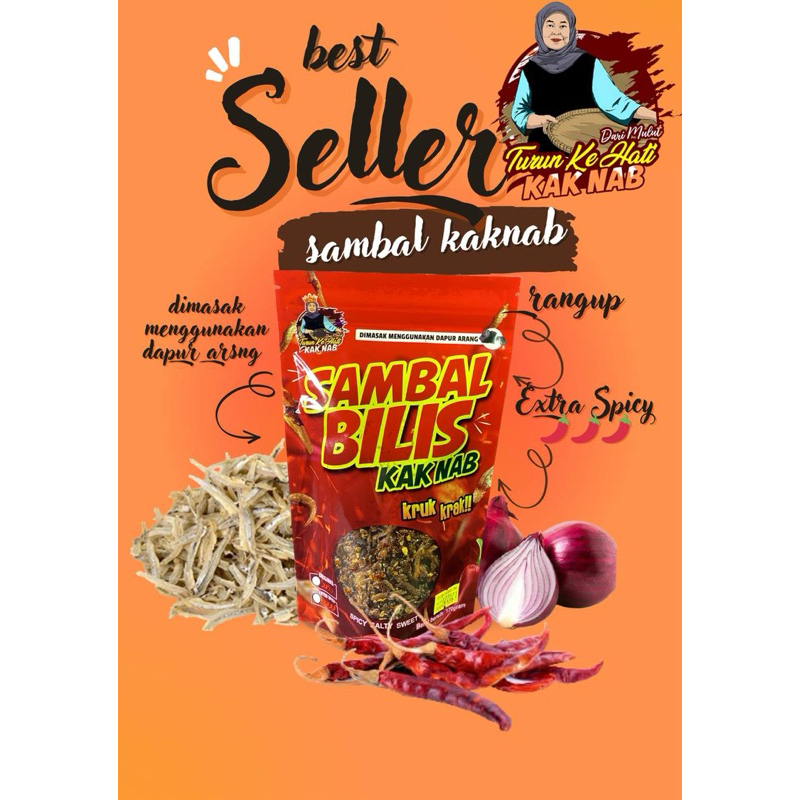 🔥🔥Sambal bilis Krukk Krakk by Kak Nab🔥🔥🔥 | Shopee Malaysia