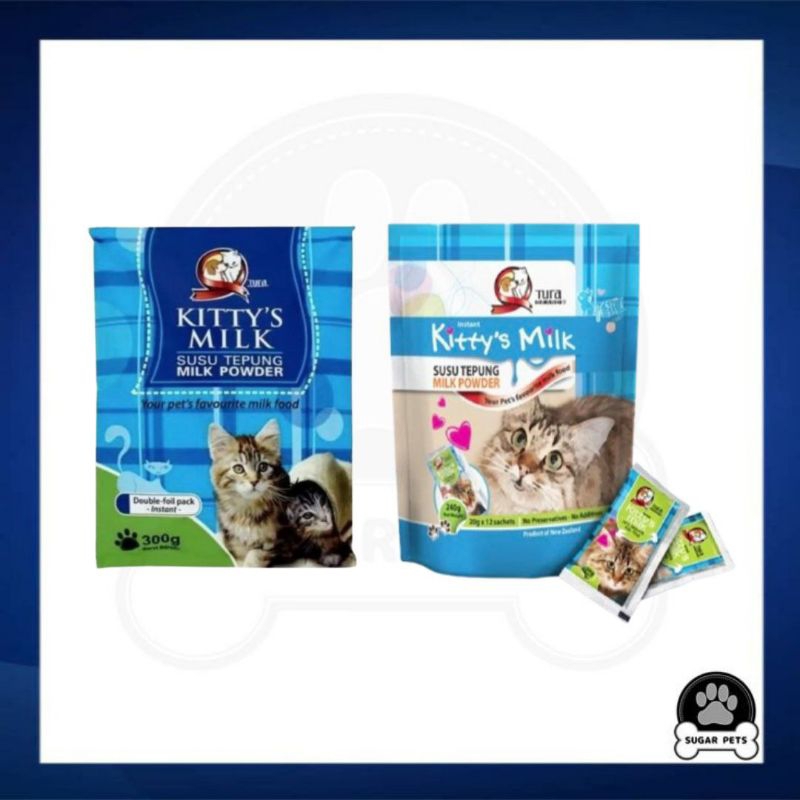 Tura Kitty's Milk Powder / Susu Tepung - 300g pack / 20g x 12 sachets ...