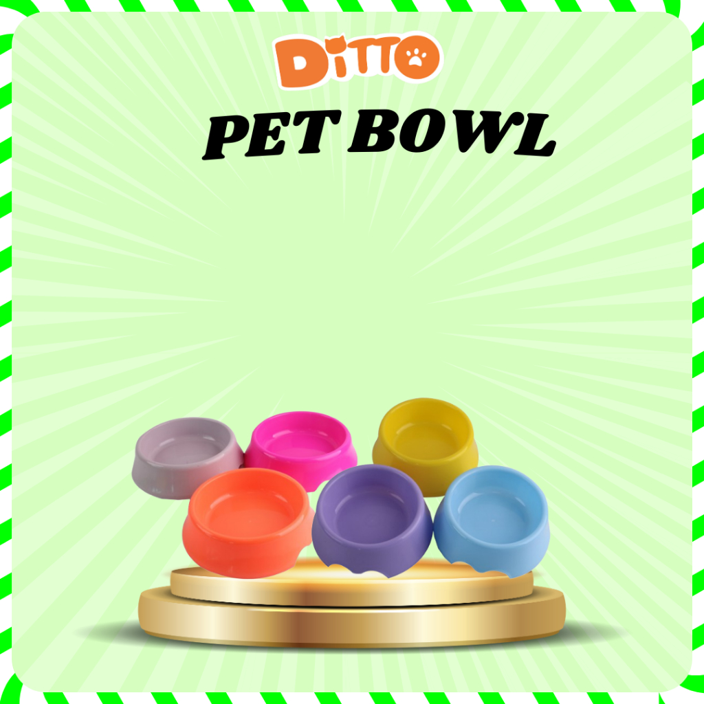 DITTO Pet Bowl Dog Bowl Cat Bowl Anti-skid Dog Food Bowl Cat Rice Bowl ...