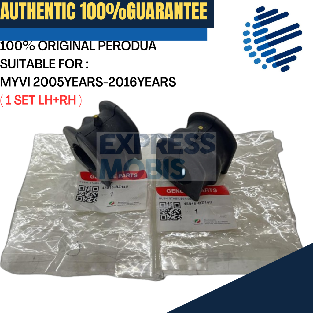 100% ORIGINAL PERODUA MYVI FRONT STABILIZER BAR BUSH ( 1 SET ) 48815 ...