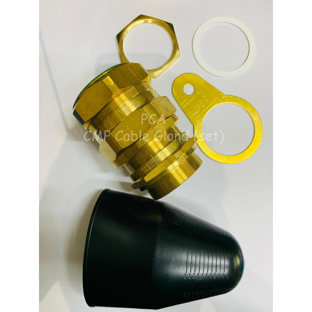 CMP E1FW M63 / M63S Exd Exe Cable Gland c/w Locknut, Earth Tag, Nylon ...