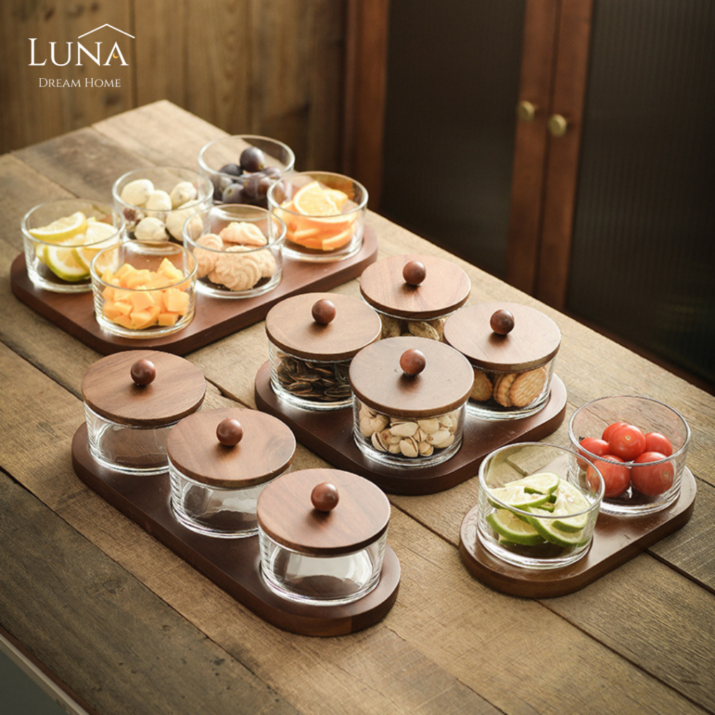LUNA [Antique Bites Platter Tray] Bekas Raya Festive Serveware Platter ...