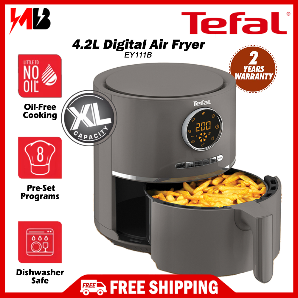 [NEW] Tefal Ultra Fry Healthy Air Fryer (4.2L) Digital Air Fryer EY111B 空氣炸鍋 Penggoreng Udara ...