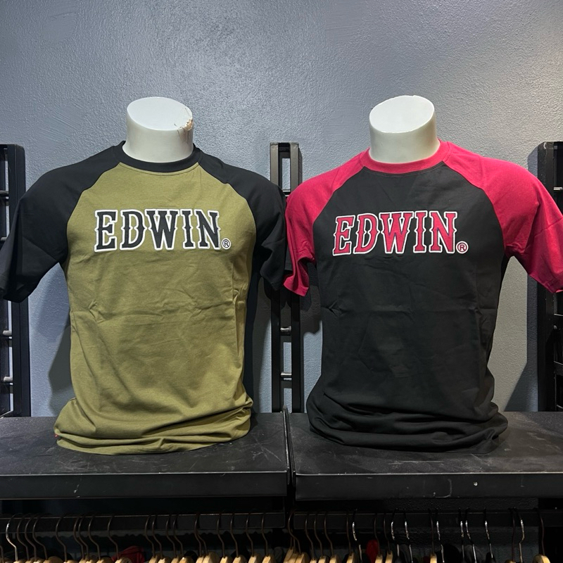 🔥New Arrivals🔥 EDWIN® Men’s Signature Logo Embroidery T-Shirt ( 7480 ...