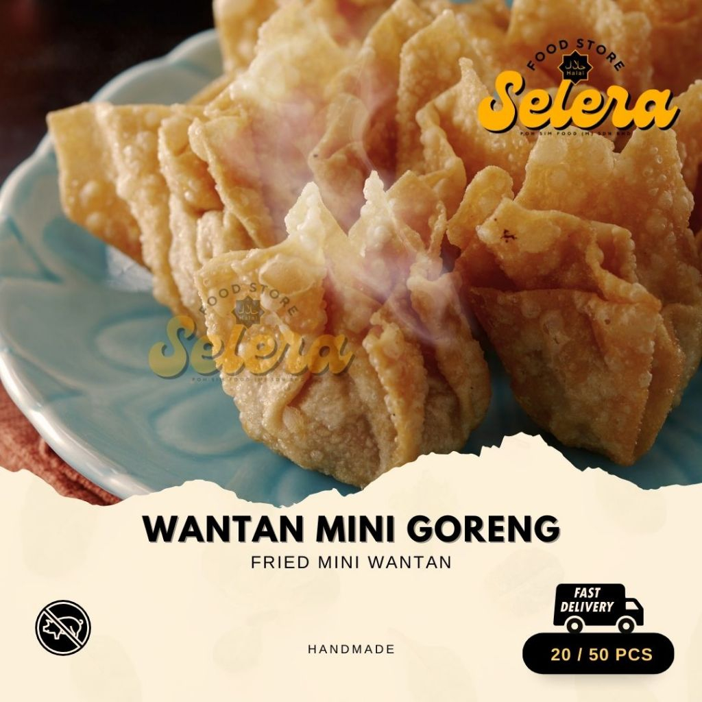 【SELERA】WANTAN MINI GORENG (20 / 50 PCS) | Shopee Malaysia