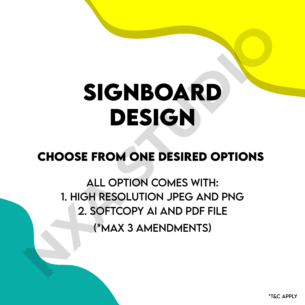 SIGNBOARD DESIGN | SIGNAGE DESIGN | PROJECT SIGN DESIGN | NXA STUDIO ...