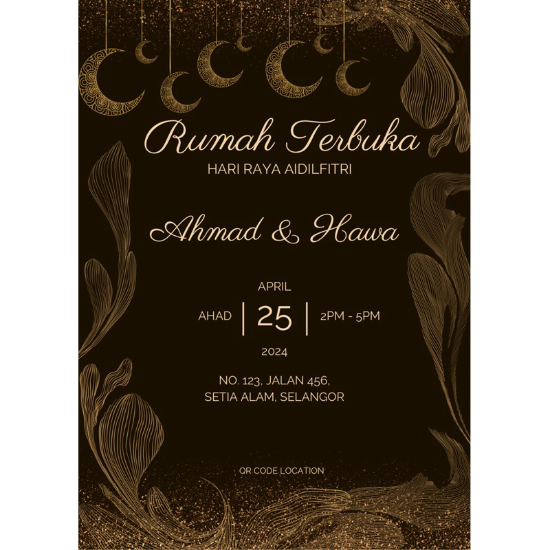 Kad Undangan Digital Raya | Shopee Malaysia