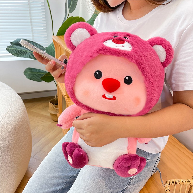 Loopy Lotso Hoodie Transformed 45CM Beaver Cute Plushies Gift Birthday ...