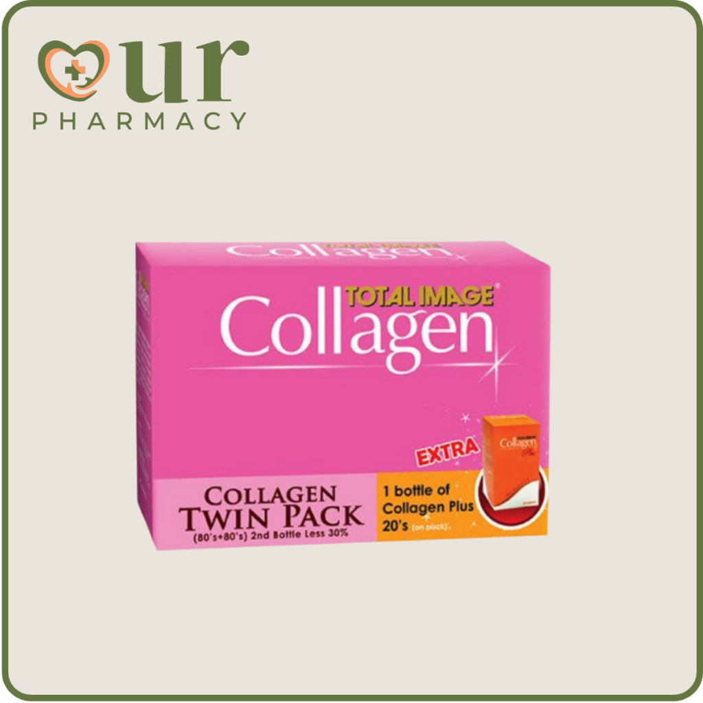 Total Image Collagen (80 Tablets x 2) [Free Collagen Plus 20s) | Shopee ...