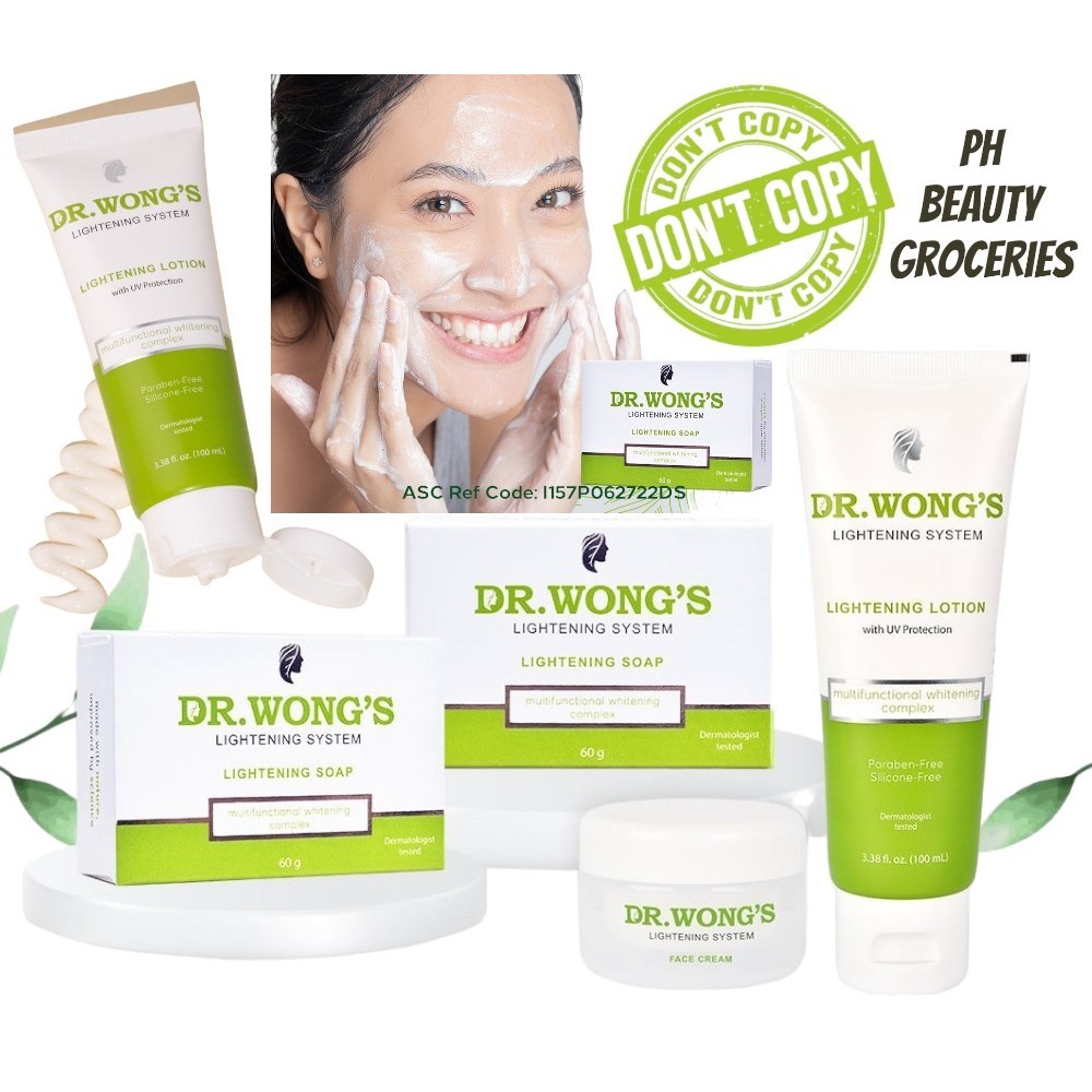 DR. Wong's Lightening System (Soap/Lotion/Cream) | Shopee Malaysia