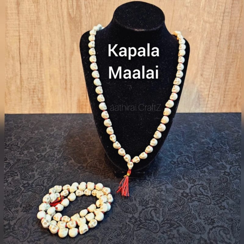 Kapala Narmund Khopdi Mala Skull Necklace for Kali & Shiv / Mahakal ...