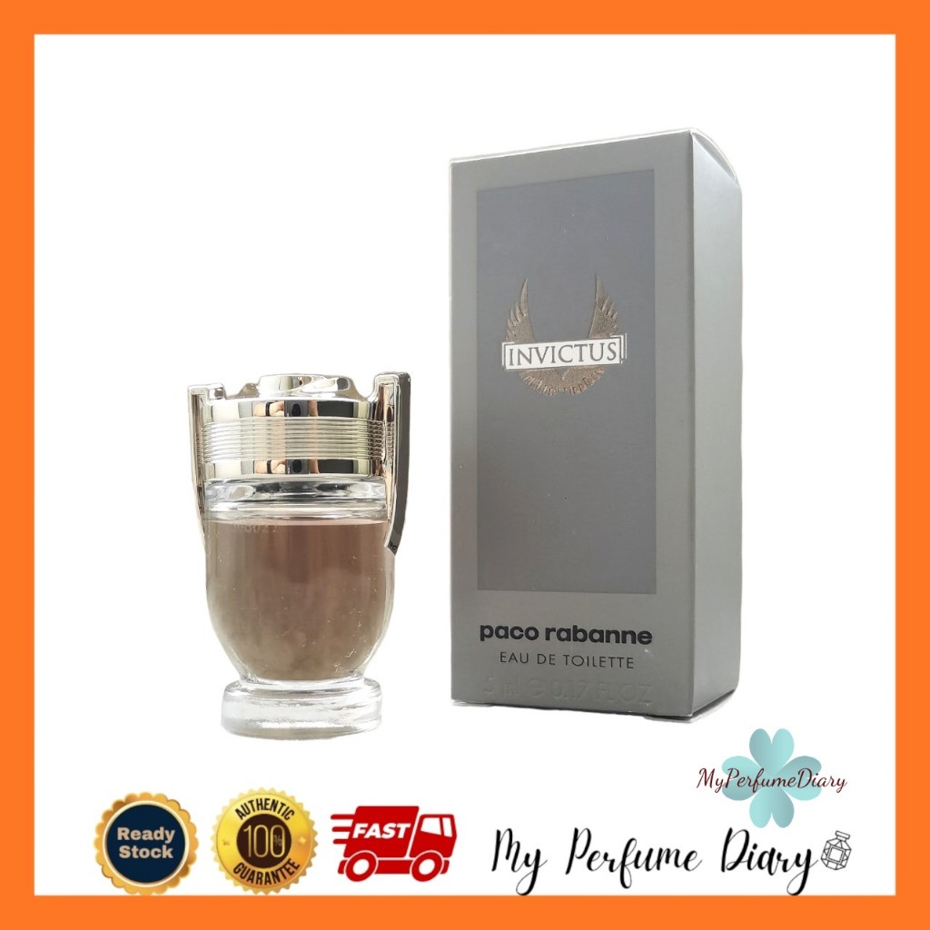 Paco Rabanne Invictus EDT 5ml Perfume Miniature for Him | Shopee Malaysia
