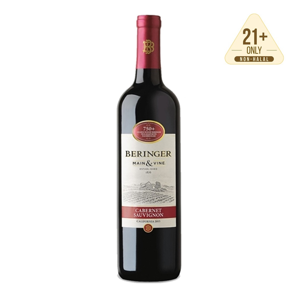 Beringer Main & Vine Cabernet Sauvignon 750ml Californian Red Wine ...