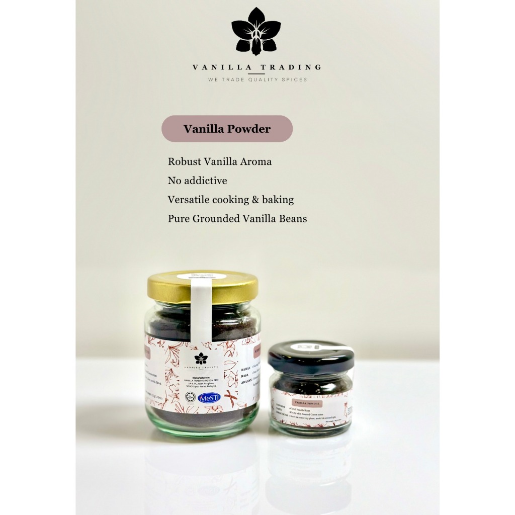 Vanilla Powder (Glass Jar) | Shopee Malaysia