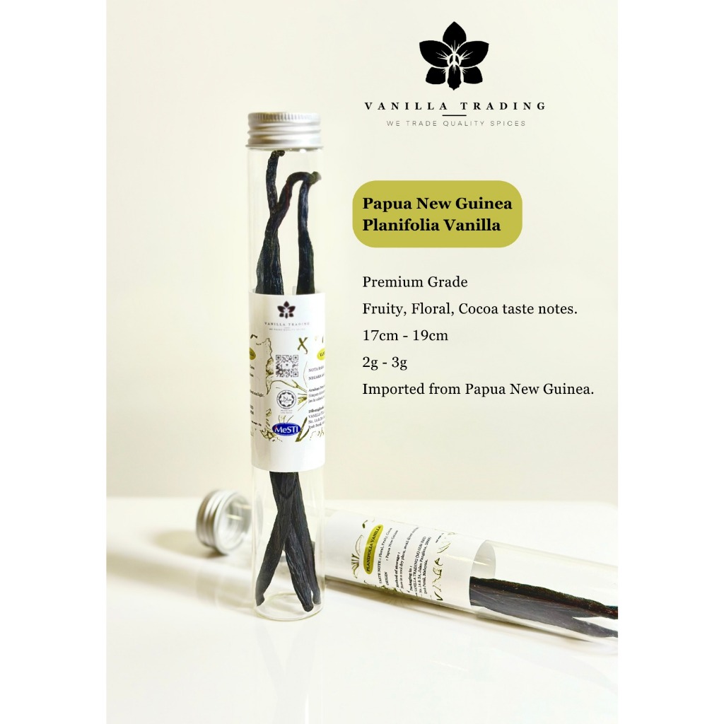 Papua New Guinea Planifolia Vanilla Pod (Vacuum Pack) | Shopee Malaysia