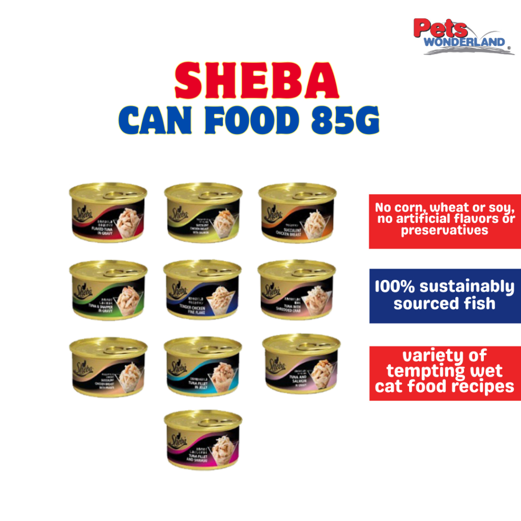 Sheba - Cat Wet Food Canned 85g | Shopee Malaysia