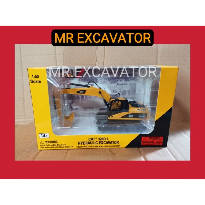 Caterpillar CAT E 320 E320D E320DL Hydraulic Excavator Diecast Model 1: ...