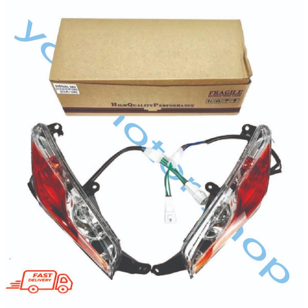 YAMAHA LC135 135LC V2 NEW VIETNAM STYLE FRONT SIGNAL UNIT SET SIGNAL DEPAN DADA SPECIAL EDTION ...