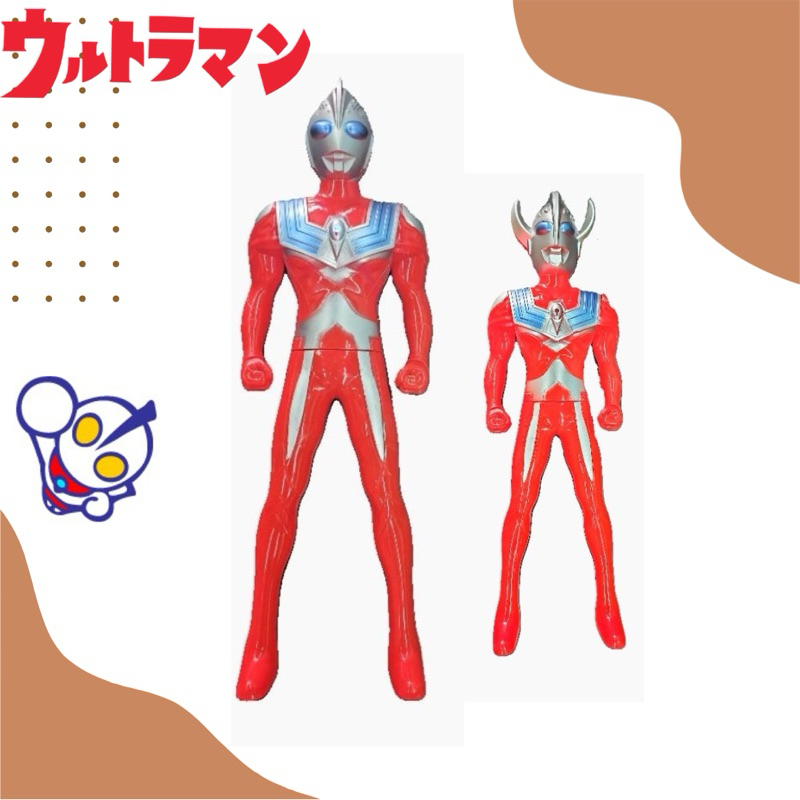 Ultraman toys mainan ultraman with light effect ultraman tiga | Shopee ...