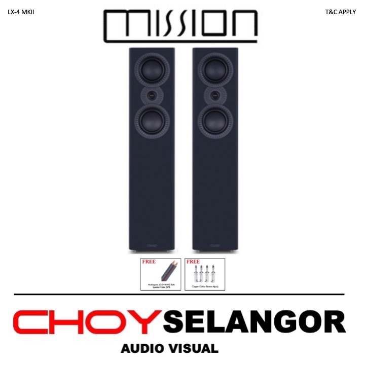 Mission LX-4 MKII Floorstanding Speaker | Shopee Malaysia