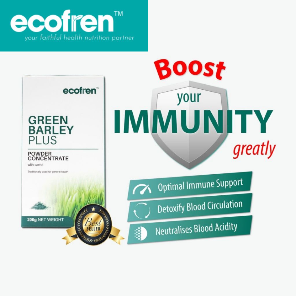 [TRIAL PACK] ECOFREN GREEN BARLEY PLUS TABLETS 100 TAB (IMMUNE BOOSTER ...