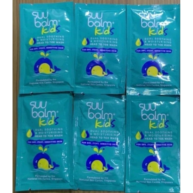 Suu Balm Kid Body Wash 10ml×6 Sachets | Shopee Malaysia