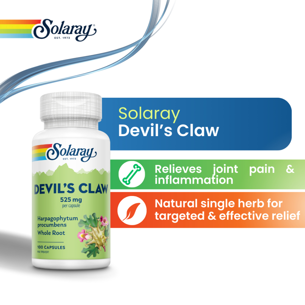 Solaray Devil's Claw Reduce Joints Pain & Inflammation | Shopee Malaysia