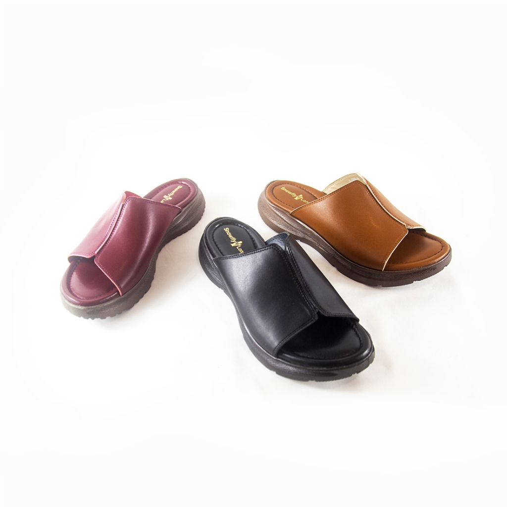 Snowfly Ultra Light Mule Style Slipon Premium Sandal L3200 | Shopee ...