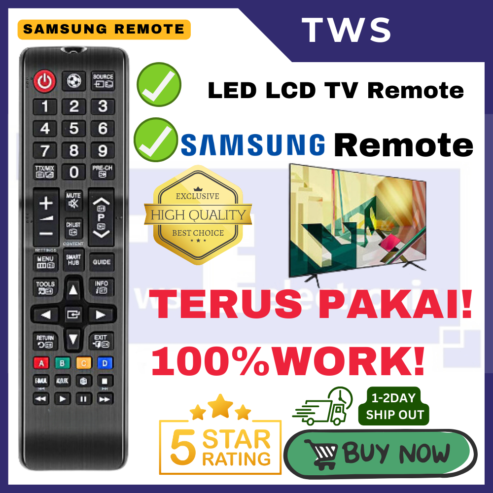 Remote control RM-L1088+(Samsung TV)Kawalan jauh RM-L1088+(TV Samsung) | Shopee Malaysia