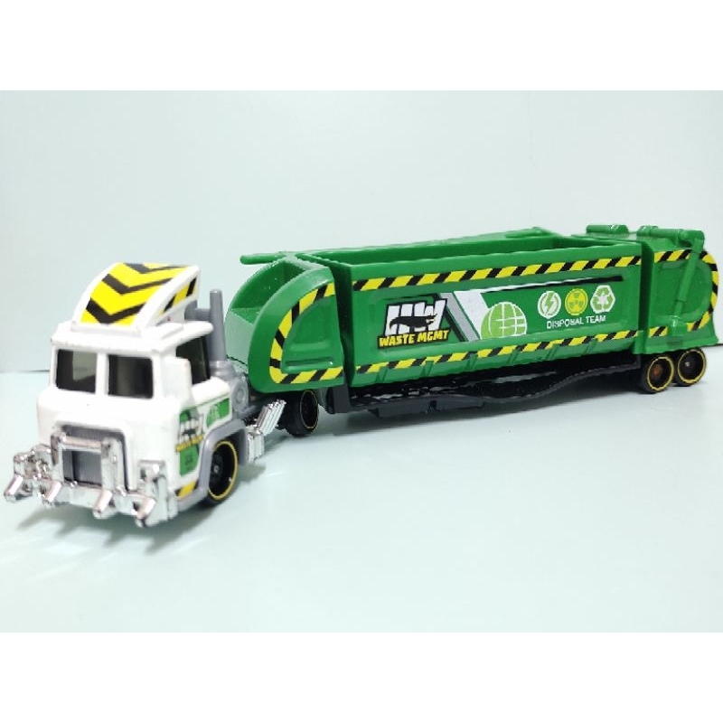 Hot Wheels Super Rigs Trash Basher Trailer Only Loose | Shopee Malaysia