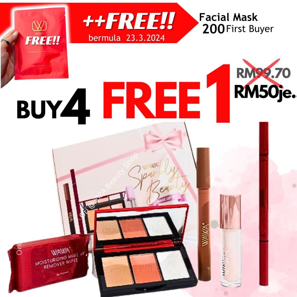 💯ORIGINAL 】WAWA IN BLACK | WAWA GIFT SET | WAWA BLACK EDITION | Shopee ...