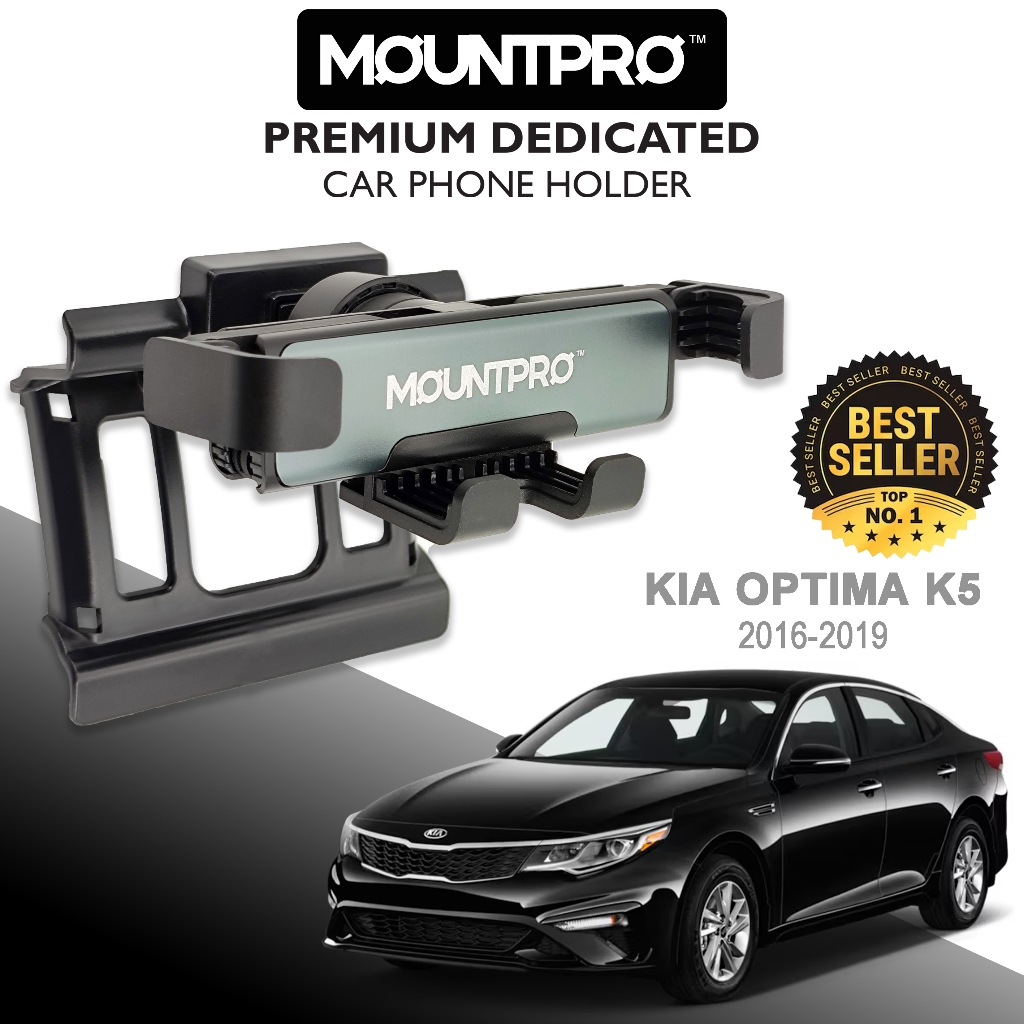 𝗠𝗢𝗨𝗡𝗧𝗣𝗥𝗢™ Premium Dedicated Car Phone Holder Kia Optima K5 (2016-2019 ...