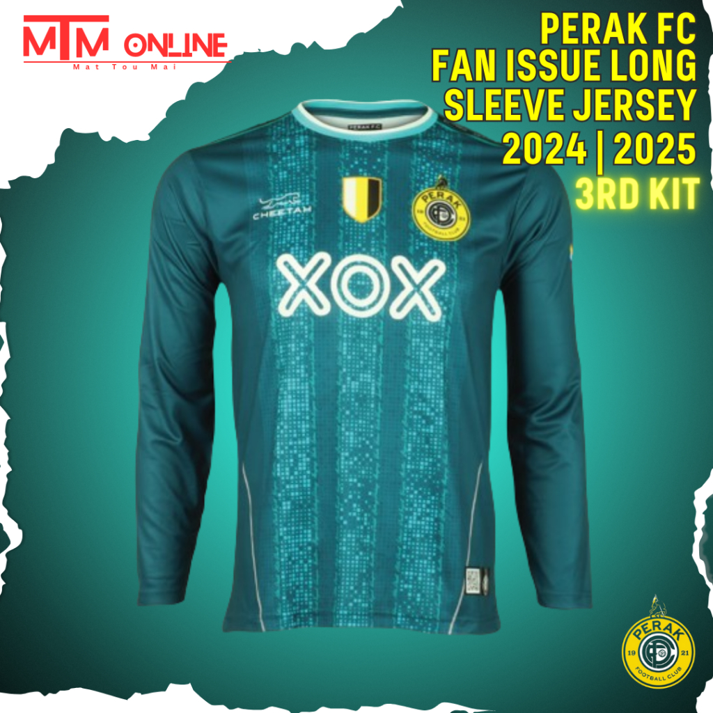 Perak FC Merchandise | Long Sleeve Jersey 3rd Kit | 3rd Jersey | Fan ...