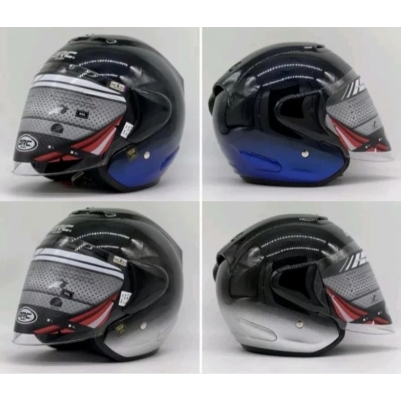 HELMET ARC RITZ 2 TONE TWO TONE SILVER/ BLUE | Shopee Malaysia