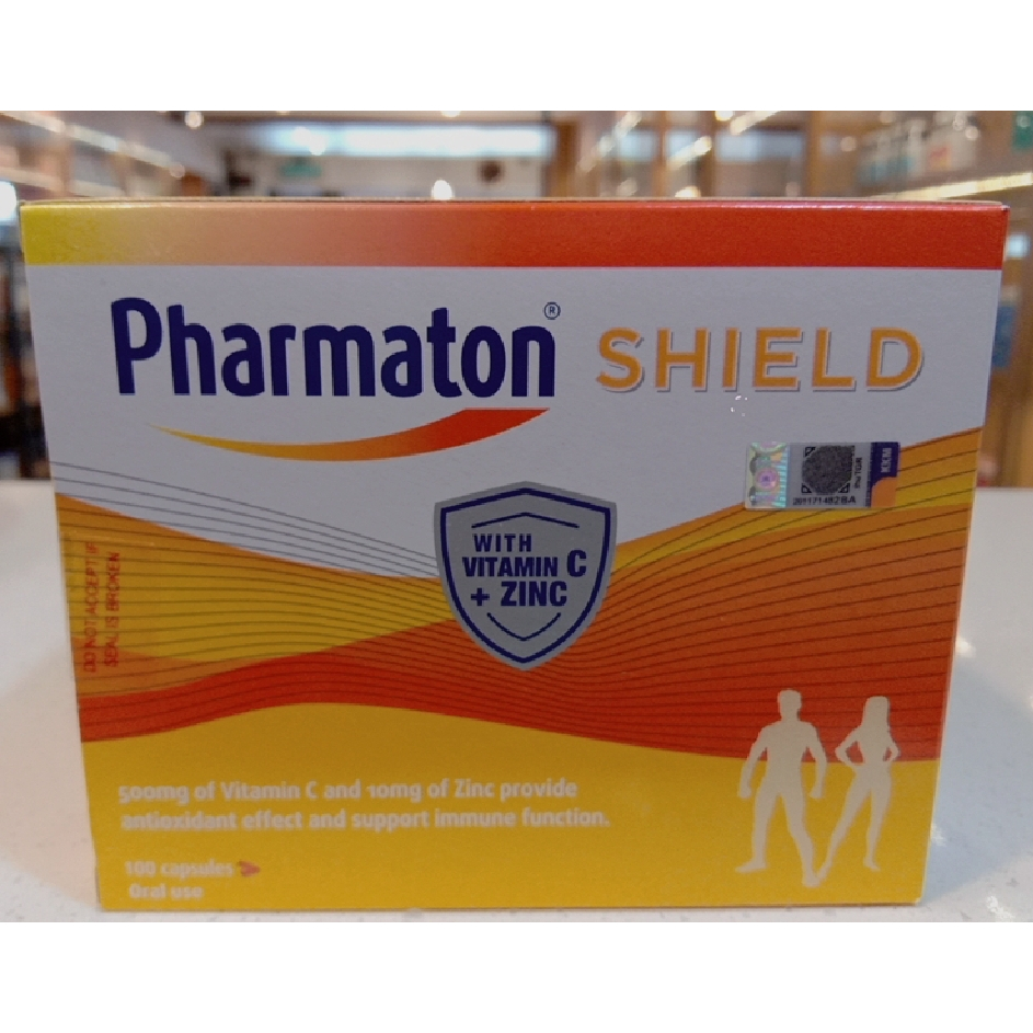 PHARMATON SHIELD CAPS 100'S ( WITH VITAMIN C +ZINC ) | Shopee Malaysia