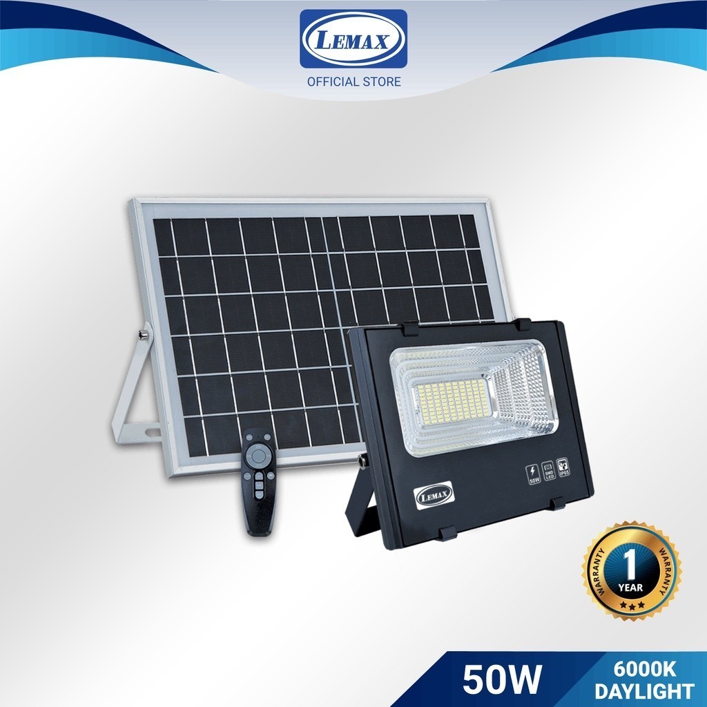 LEMAX Wireless Solar LED Flood Light (50W/100W/150W) | Shopee Malaysia