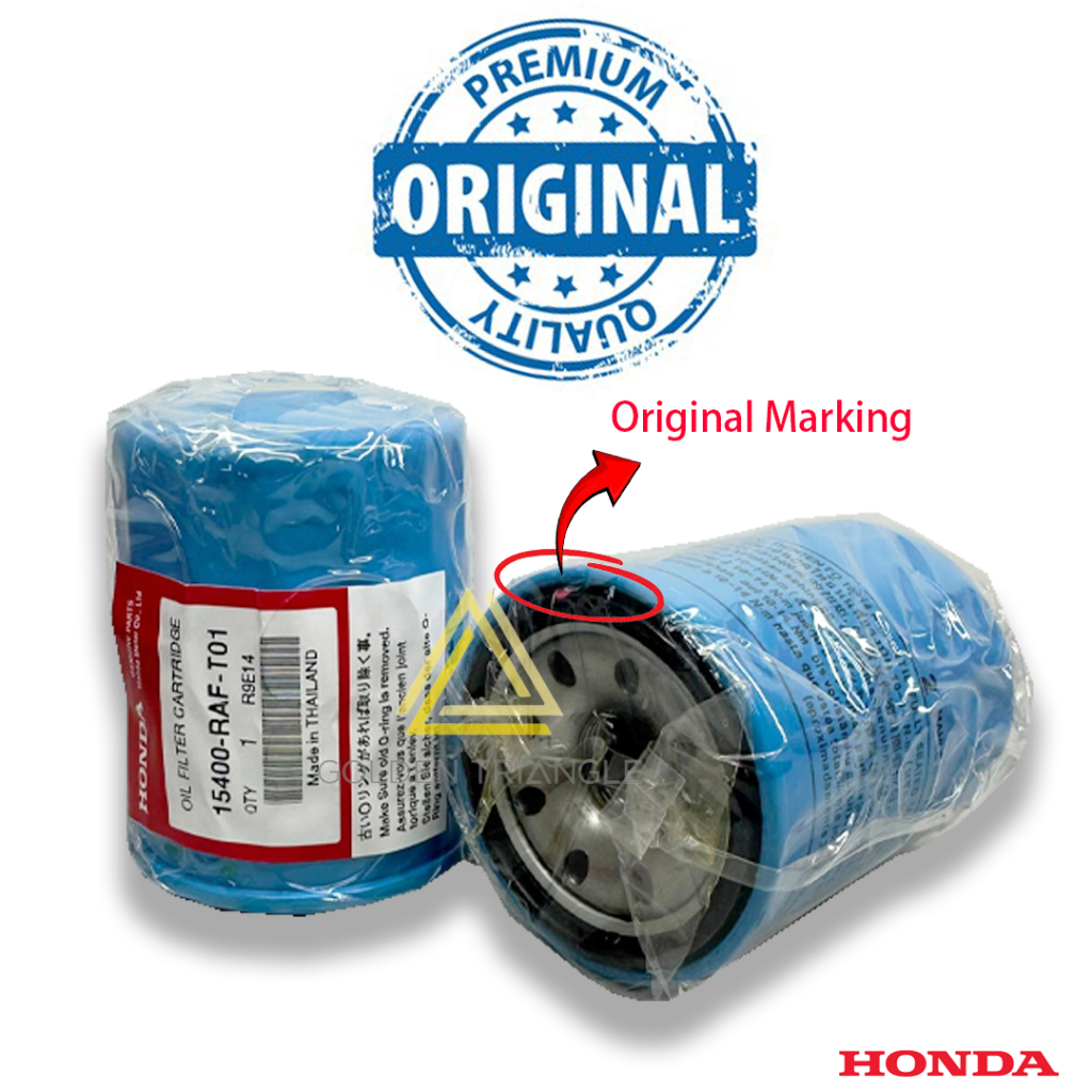 100%ORIGINAL HONDA GENUINE OIL FILTER (15400-RAF-T01)HONDA ACCORD, BR-V ...